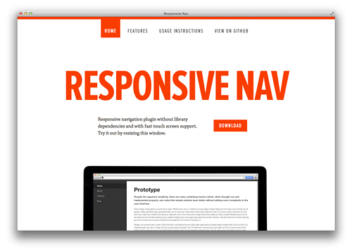Responsive Nav: A Simple JavaScript Plugin For Responsive Navigation ...