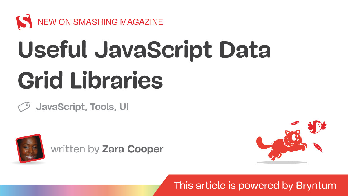 Useful JavaScript Data Grid Libraries — Smashing Magazine