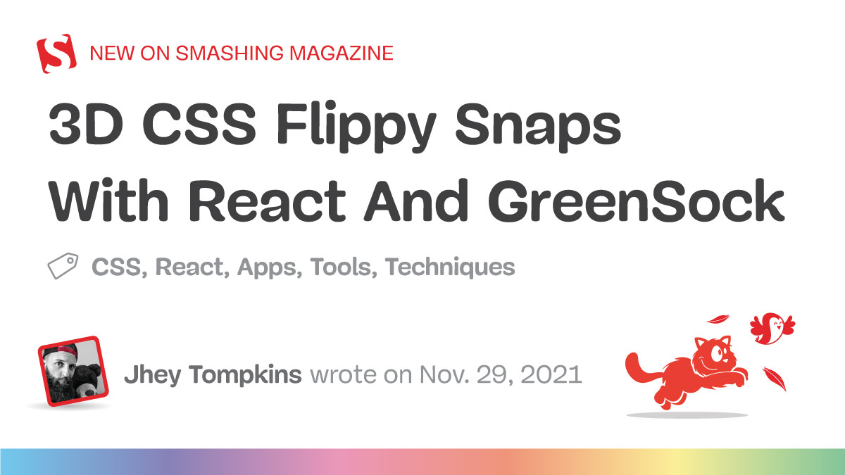 3D CSS Flippy Snaps With React And GreenSock — Smashing Magazine