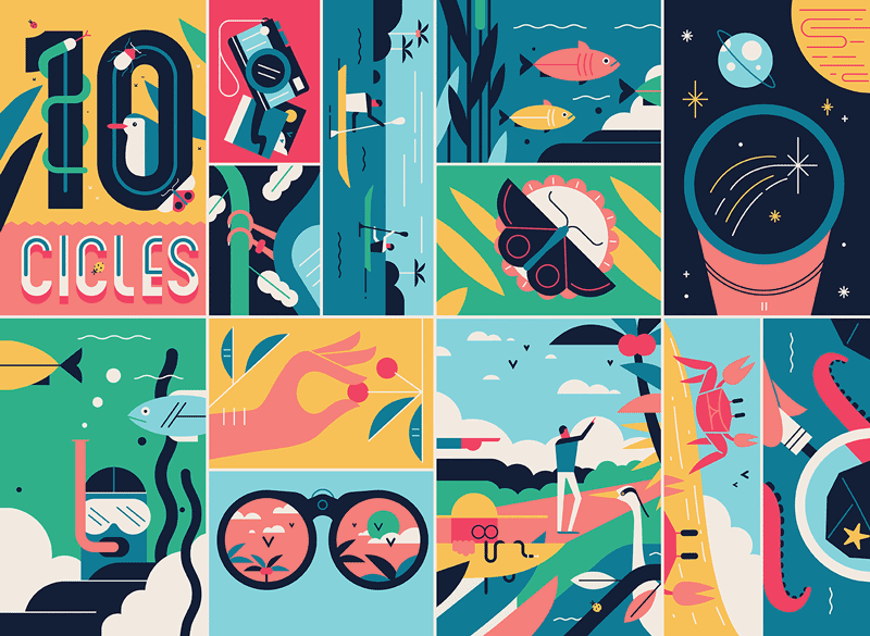 As Far As The Eye Can See: Colorful Sceneries, Posters And Covers ...